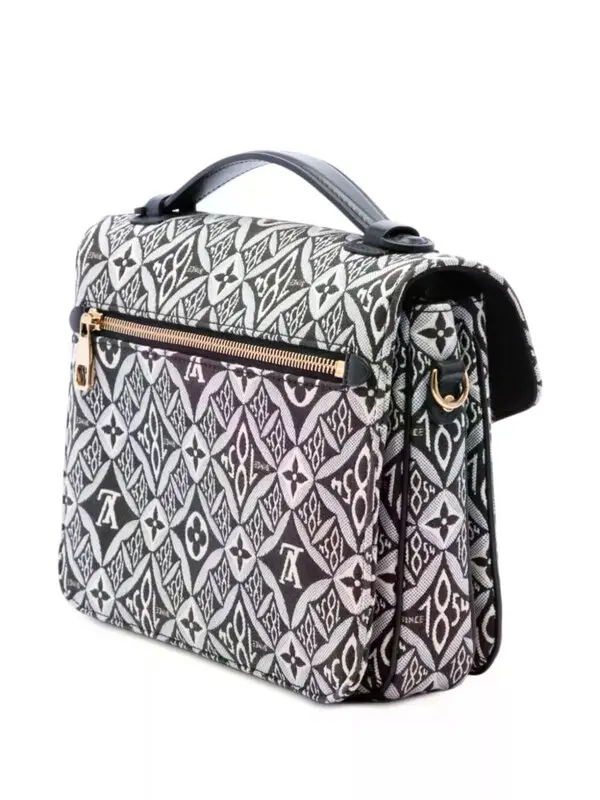 LOUIS VUITTON 2020 Monogram Jacquard Since 1854 Pochette Metis Satchel