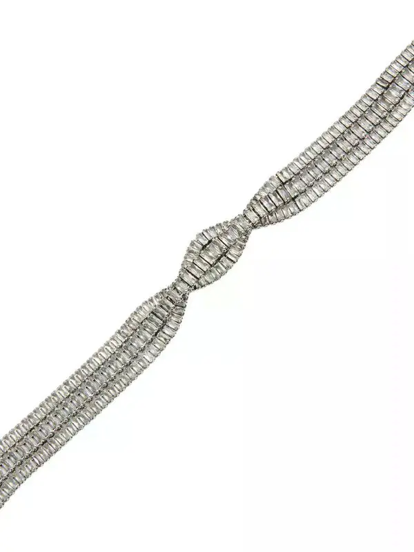 Isabel Marant Étoile Cara Crystal-embellished Choker - Silver