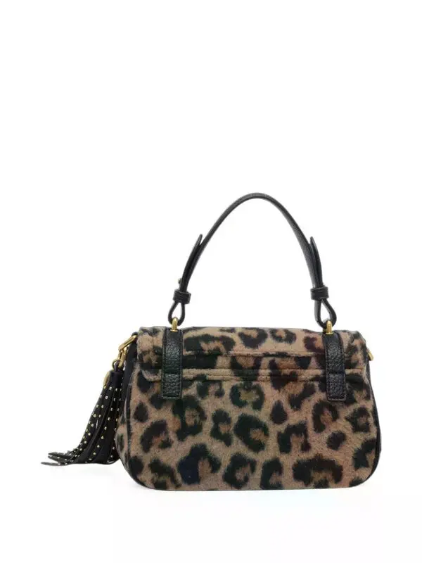 LA CARRIE Animal-print Studded Tote Bag