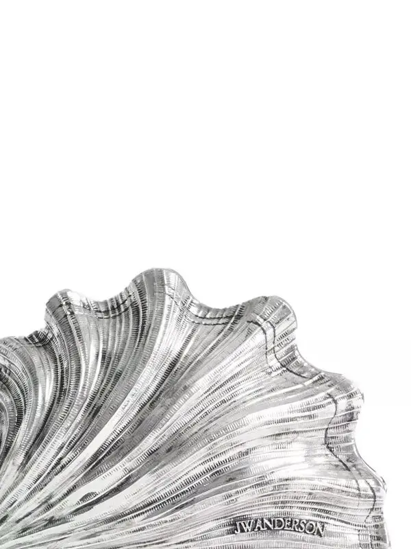 JW Anderson Shell Clutch Bag - Silver