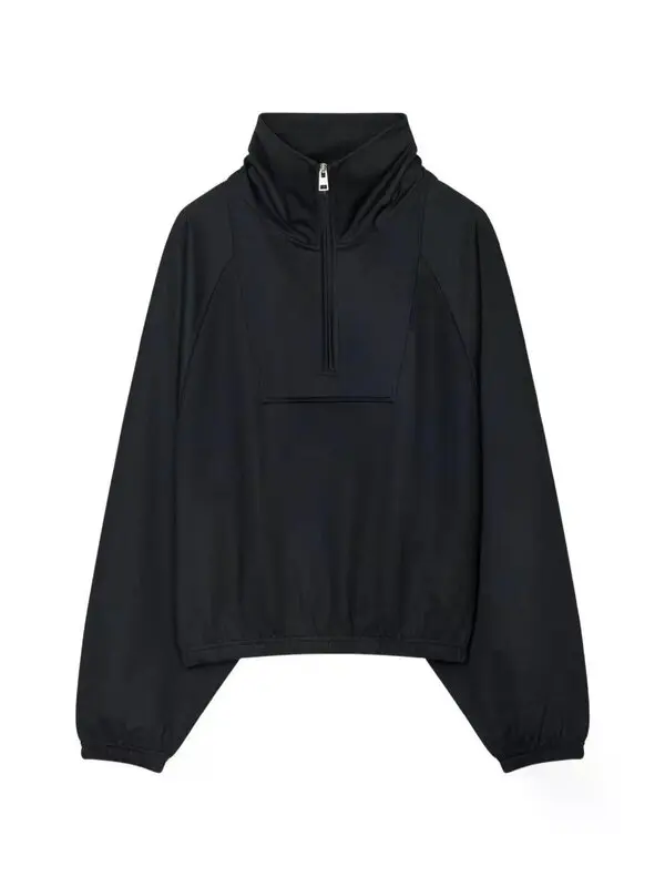 Closed Quarter-zip Raglan-sleeve Track Jacket