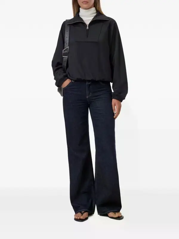 Closed Quarter-zip Raglan-sleeve Track Jacket