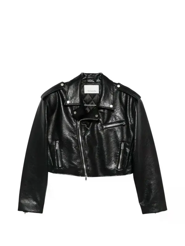 THE FRANKIE SHOP Daphne Cropped Jacket - Black