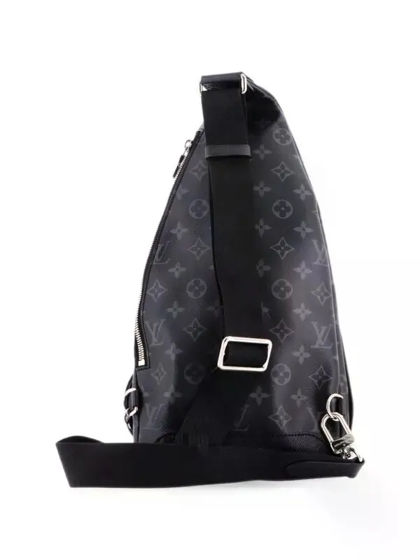 LOUIS VUITTON Duo Sling Bag Monogram Eclipse Canvas Crossbody Bag