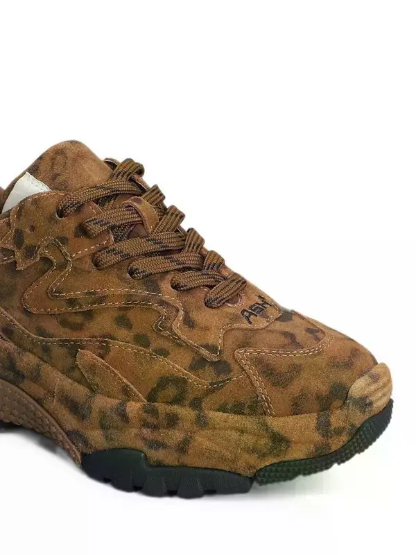 Ash Addict Bis Leopard-print Low-top Sneakers