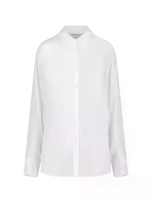 THE FRANKIE SHOP Peri Georgette Shirt - White