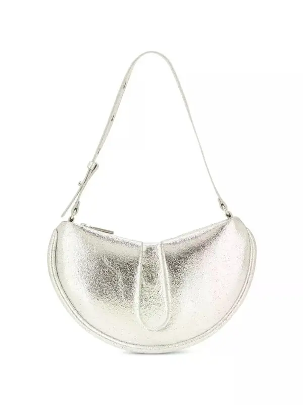 THEMOIRE Ebe Metallic Shoulder Bag - Silver