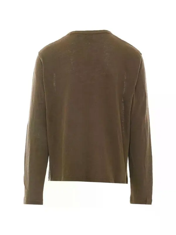 DAILY PAPER Embroidered-logo Slub-texture T-shirt