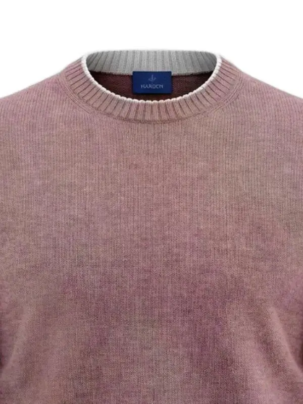 HARDEN Ribbed-knit Crew-neck Sweater