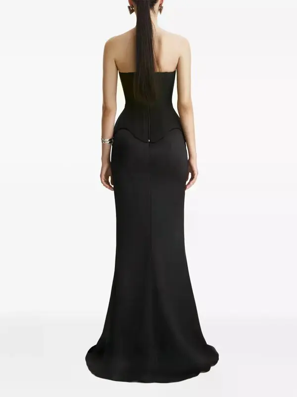 BENEDETTO Strapless Corset And Maxi Skirt Set