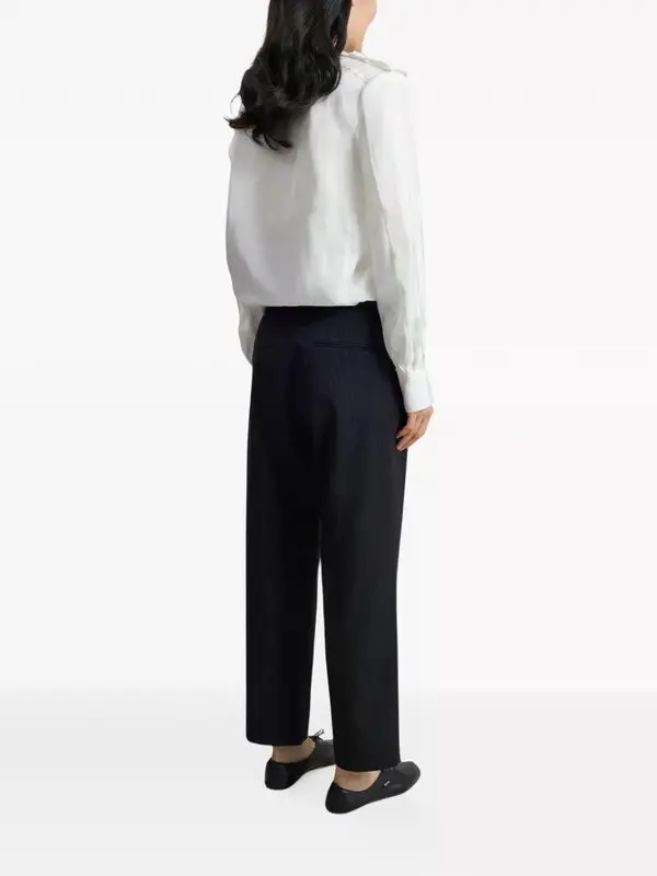 THE FRANKIE SHOP Jet Pinstripe-tailored Trousers
