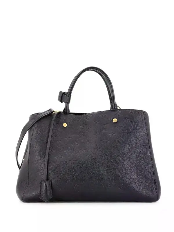LOUIS VUITTON Montaigne Handbag Monogram Empreinte Leather Gm Tote Bag