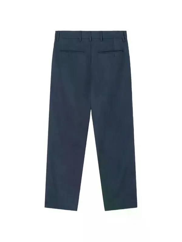 WHITE SAND Sammy Military Pleated Twill Trousers