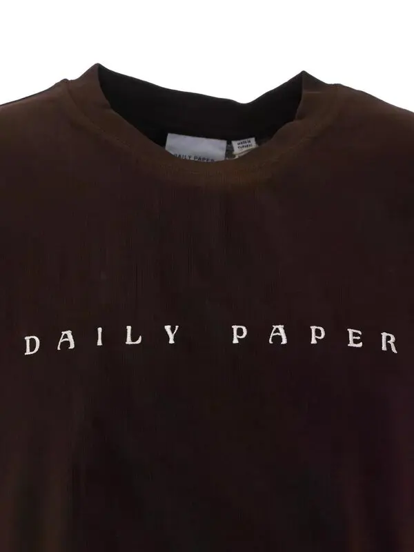 DAILY PAPER Alias Dias Logo-embroidered T-shirt