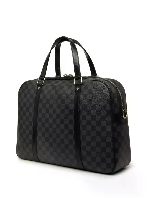 LOUIS VUITTON 2009 Damier Graphite Jorn Travel Bag