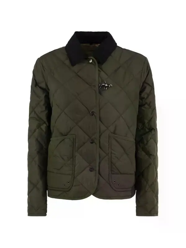 FAY Diamond-quilted Puffer Jacket