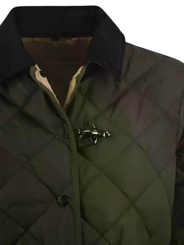 FAY Diamond-quilted Puffer Jacket