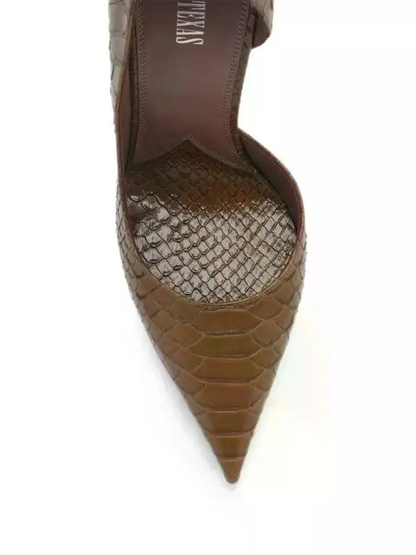 Paris Texas Vera Snakeskin-effect Pumps