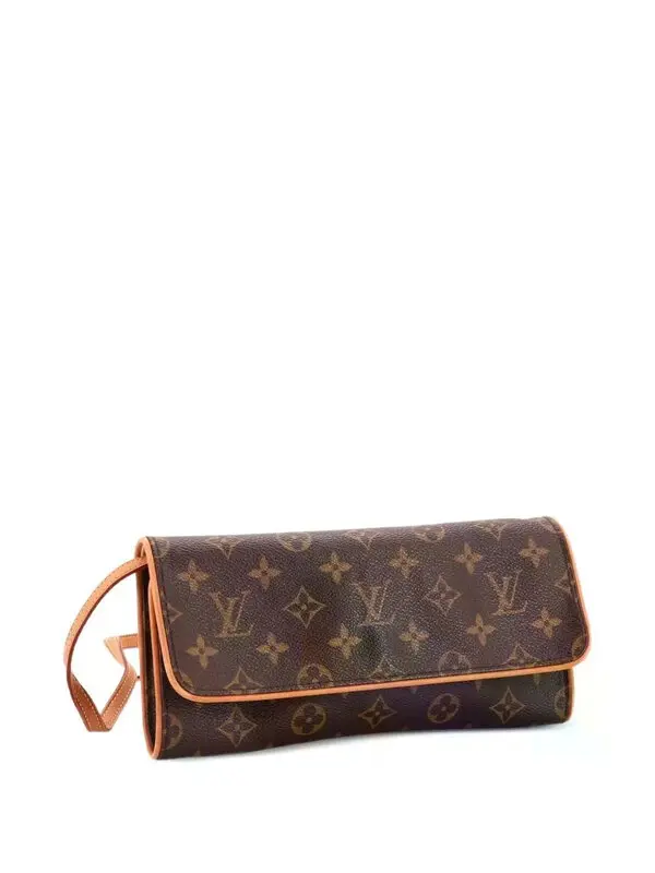 LOUIS VUITTON Twin Handbag Monogram Canvas Gm Crossbody Bag