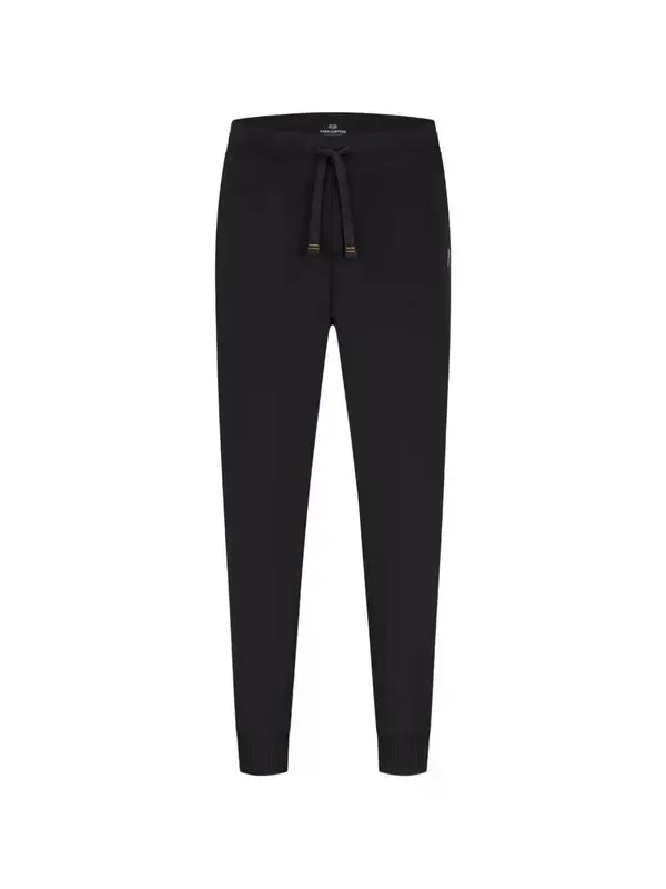 PARAJUMPERS Logo-patch Drawstring Track Pants - Black
