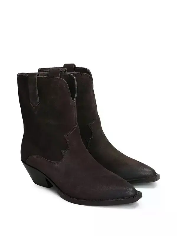 Ash Donovan Pointed-toe Leather Cowboy Boots