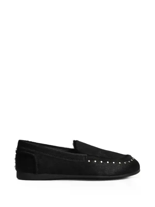 Ash Jasper Stud-embellished Loafers - Black