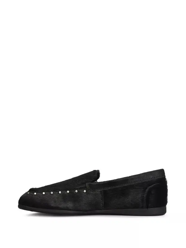 Ash Jasper Stud-embellished Loafers - Black