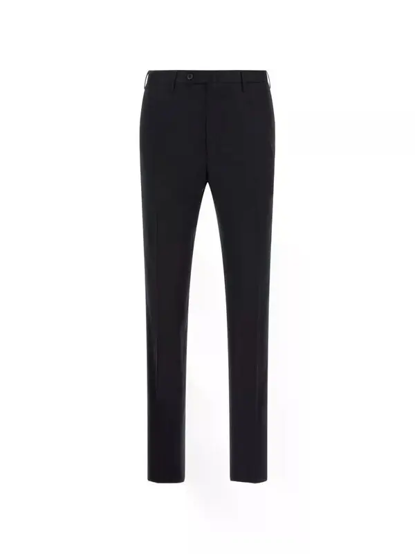 Incotex Flat-front Pressed-crease Trousers
