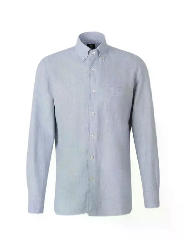 LUIGI BORRELLI Button-down Chest-pocket Shirt