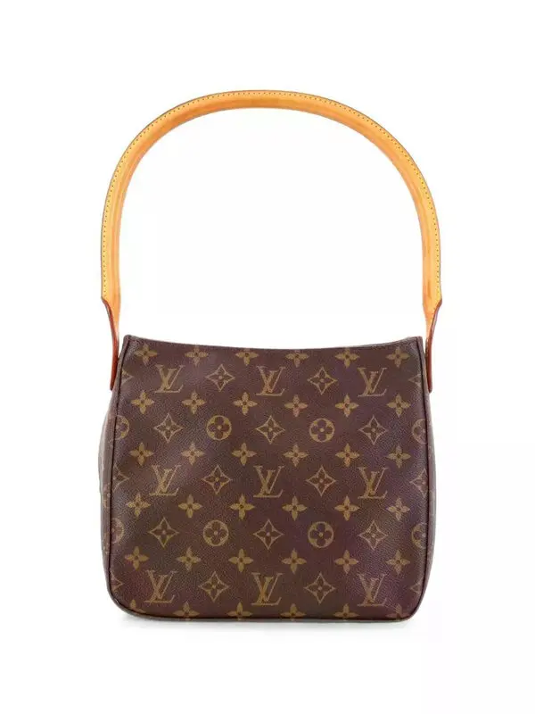 LOUIS VUITTON Looping Handbag Monogram Canvas Mm Satchel