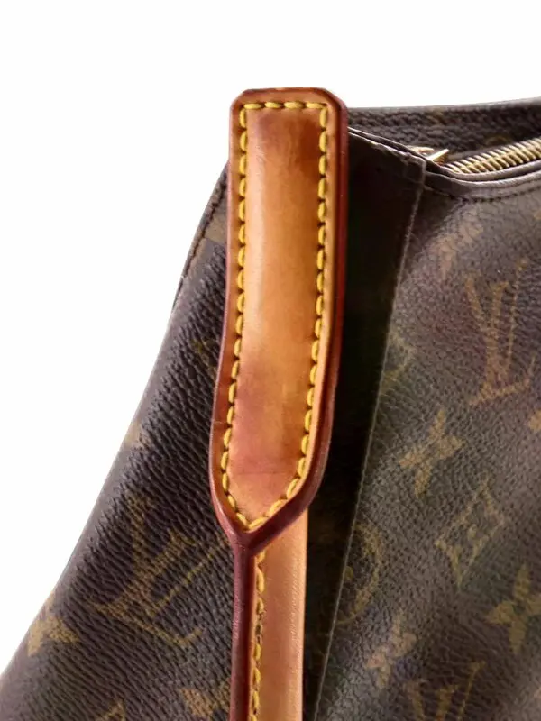 LOUIS VUITTON Looping Handbag Monogram Canvas Mm Satchel