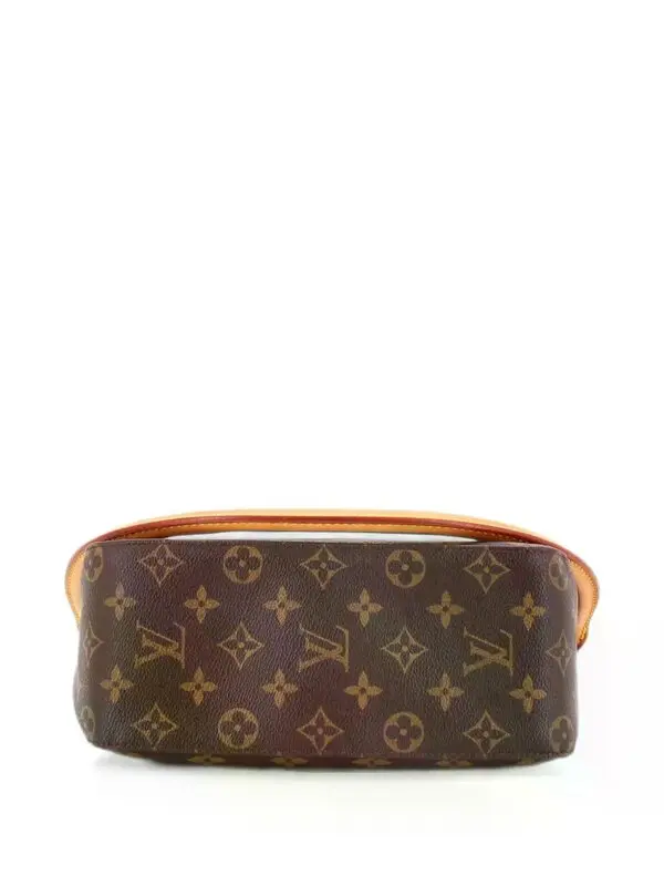 LOUIS VUITTON Looping Handbag Monogram Canvas Mm Satchel