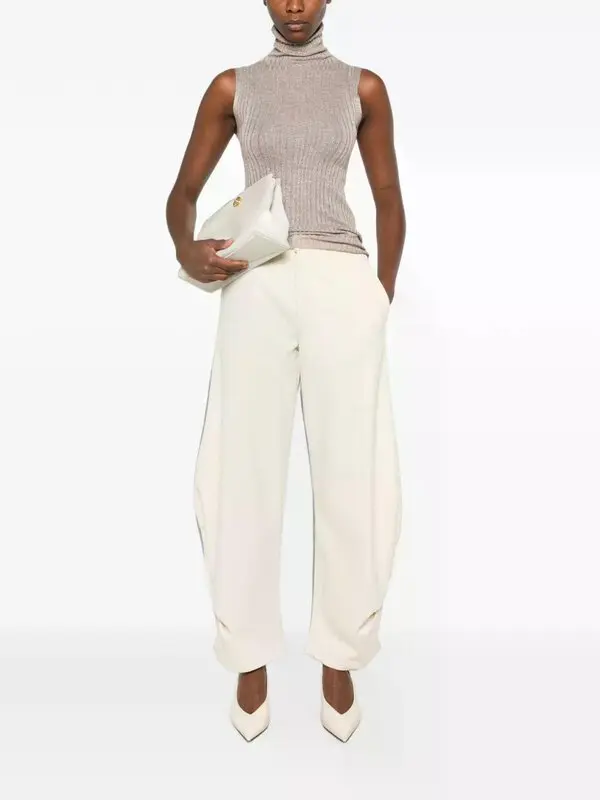 AROVESCIO Ribbed-knit Sleeveless Sweater