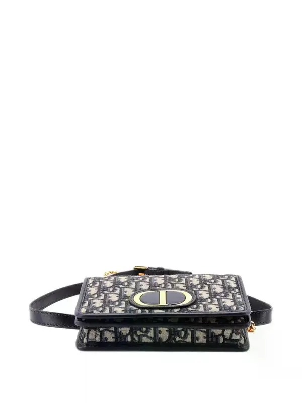 Dior 30 Montaigne 2-in-1 Pouch Oblique Canvas Crossbody Bag