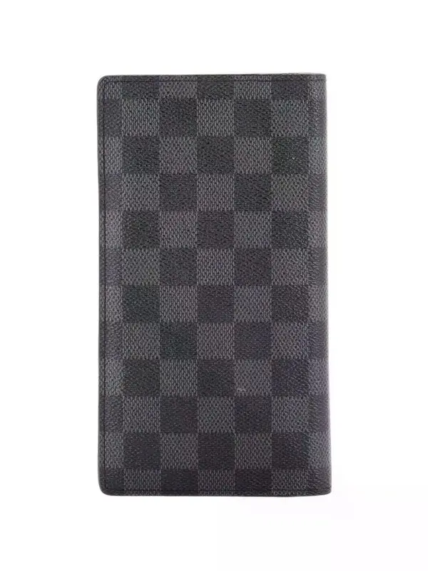 LOUIS VUITTON Brazza Wallet Damier Graphite Small Wallets
