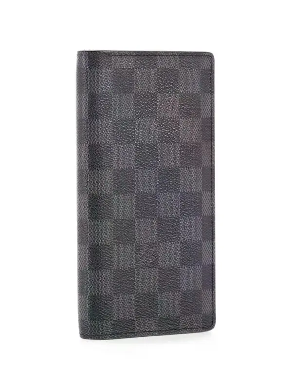 LOUIS VUITTON Brazza Wallet Damier Graphite Small Wallets