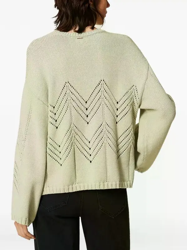 TWINSET Wool-blend Jumper With Chevron Pattern