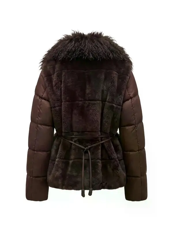 Moncler Shearling-trim Padded Jacket