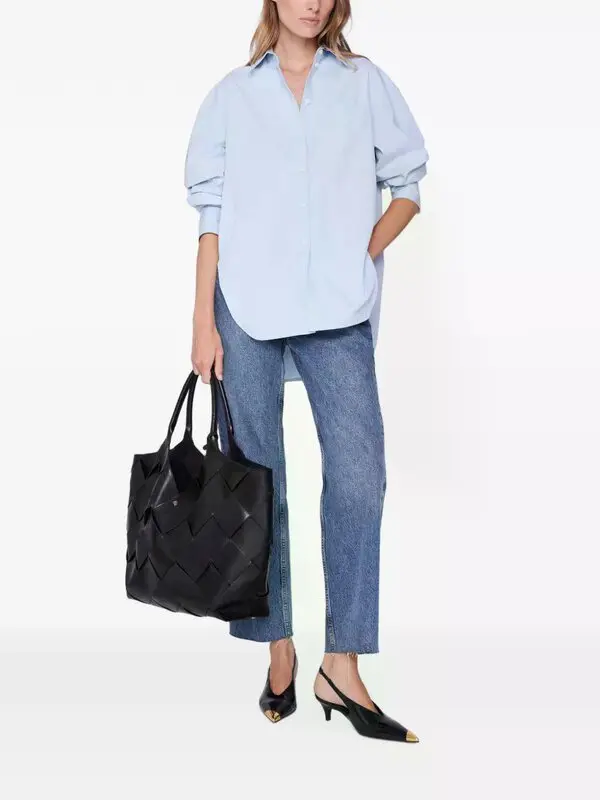 ANINE BING Lili Tote Braided Leather
