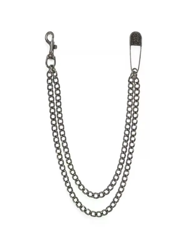 KAMIYA Kmy Safety-pin Double Wallet Chain