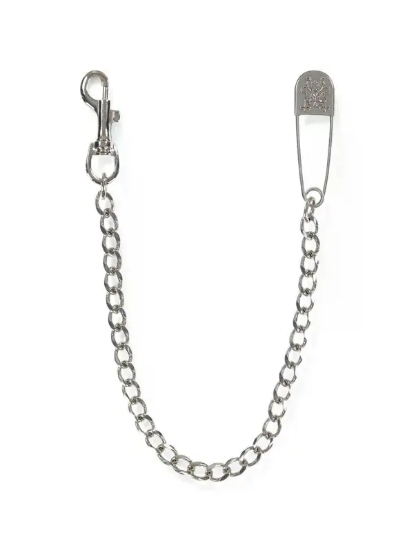 KAMIYA Kmy Safety-pin Curb-link Wallet Chain