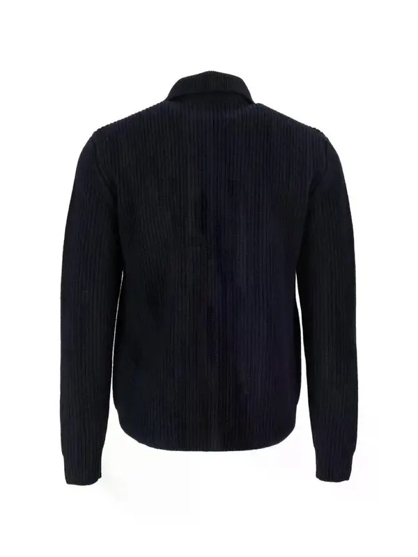 ZANONE Ribbed-knit Cardigan