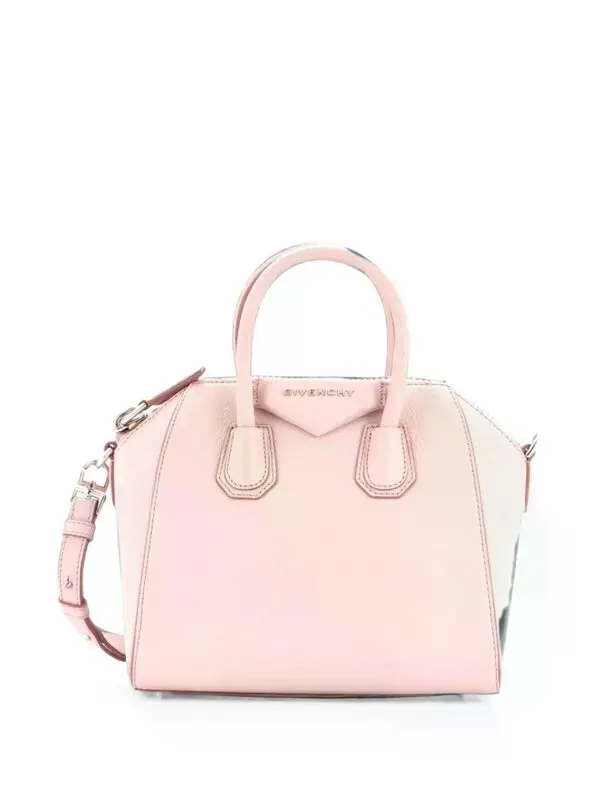 Givenchy Antigona Bag Leather Mini Crossbody Bag - Pink