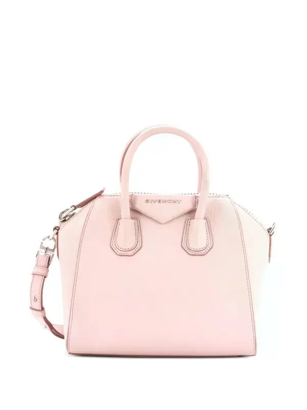 Givenchy Antigona Bag Leather Mini Crossbody Bag - Pink