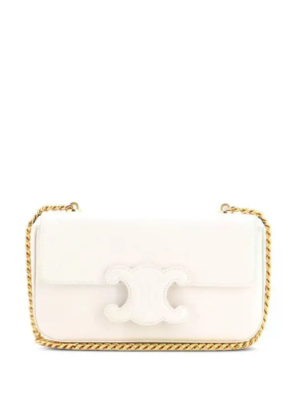 Celine Triomphe Chain Leather Small Shoulder Bag