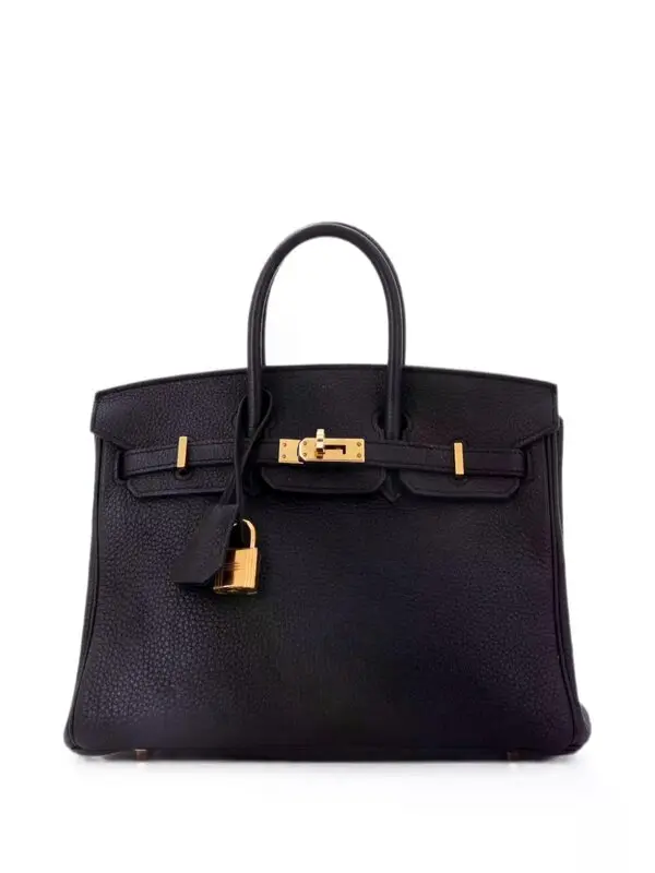 Hermès Birkin Handbag Togo With Rose Gold Hardware 25 Tote Bag
