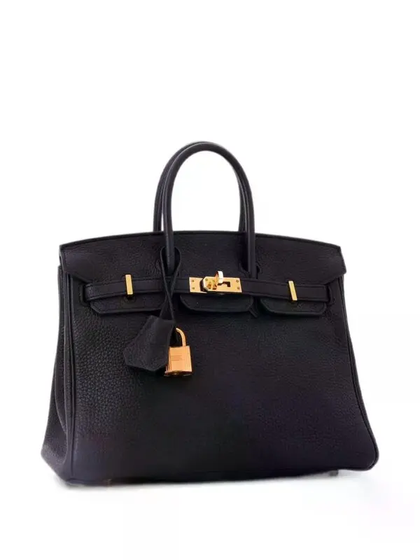 Hermès Birkin Handbag Togo With Rose Gold Hardware 25 Tote Bag