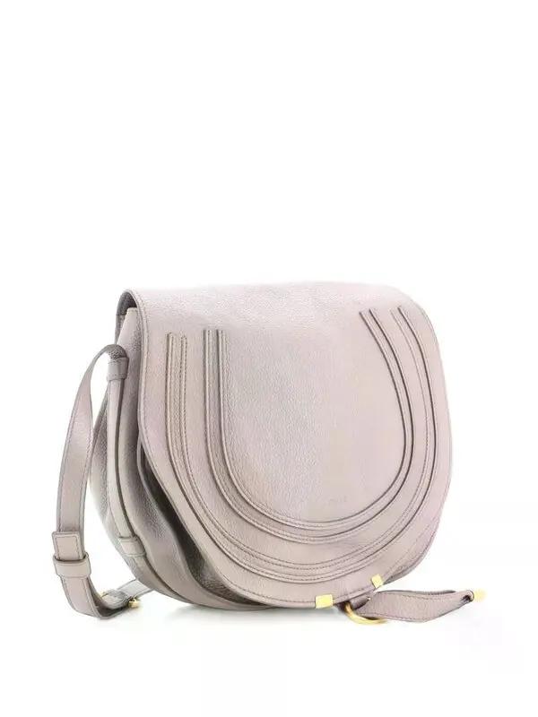 Chloé Marcie Saddle Bag Leather Medium Crossbody Bag