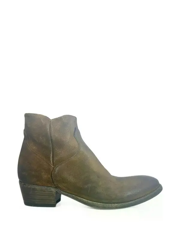 PANTANETTI Suede Cowboy Boots
