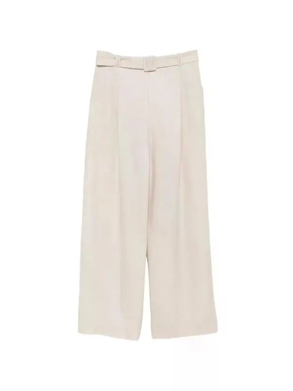 Eleventy Belted Pleated Trousers